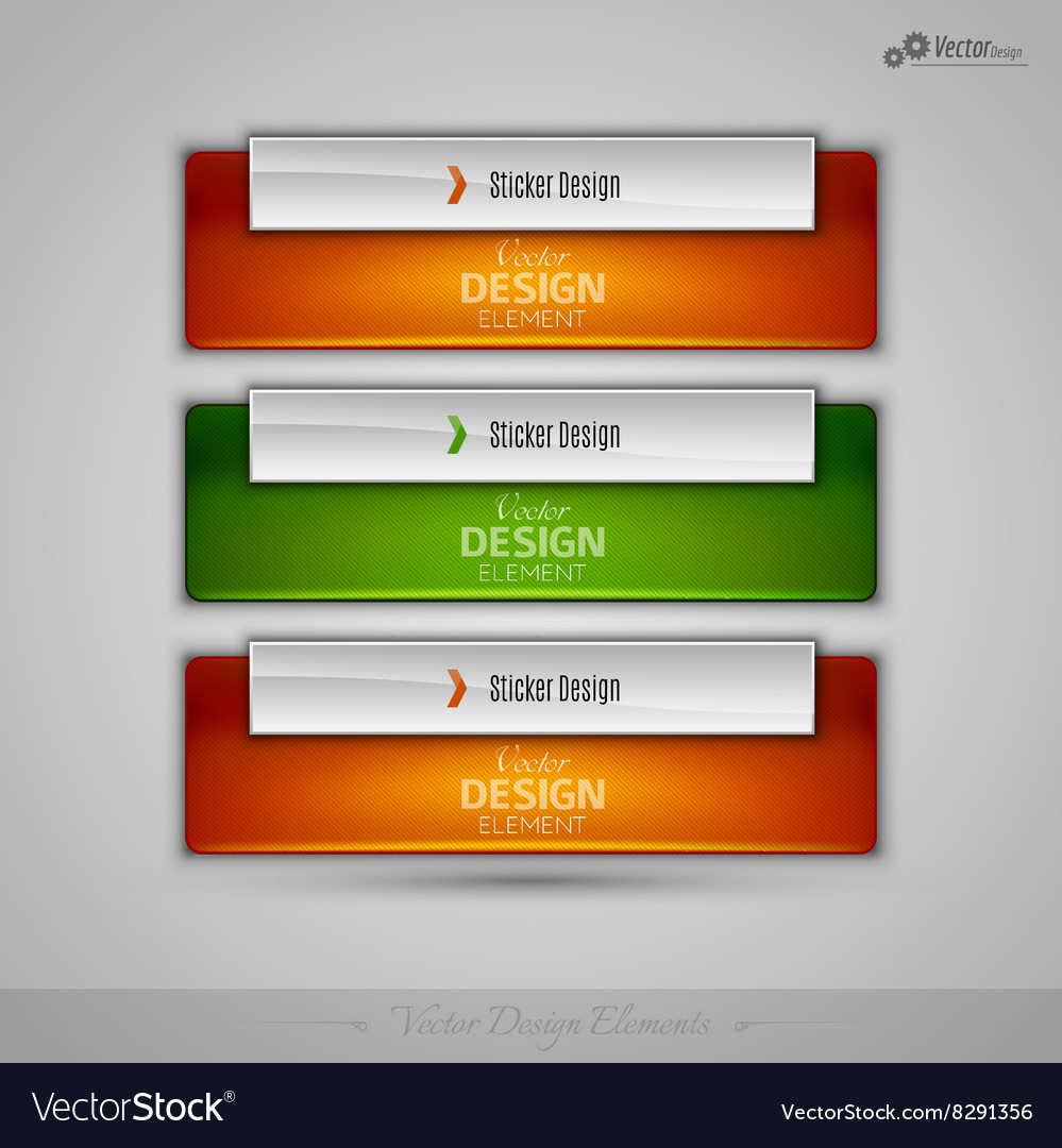 Business banners editable design elements Vector Image