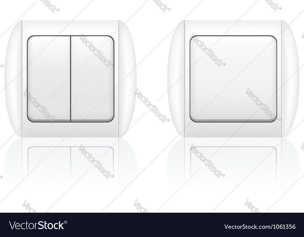 Electric light switch Royalty Free Vector Image
