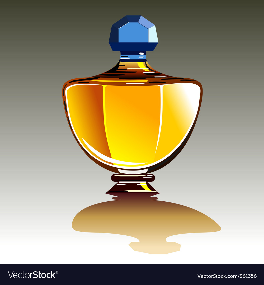 Perfume bottle Royalty Free Vector Image - VectorStock