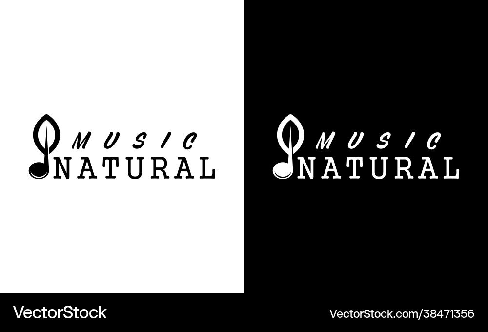 Pictograph music notes for template logo icon Vector Image
