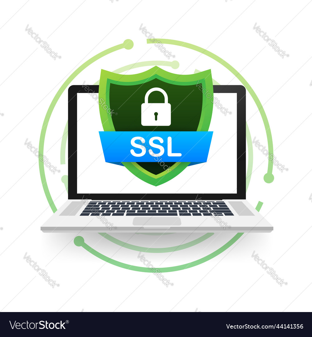 Secure Connection Icon Royalty Free Vector Image
