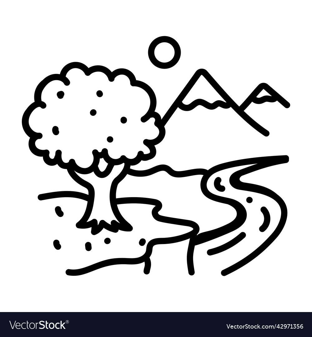 Snow peaks Royalty Free Vector Image - VectorStock