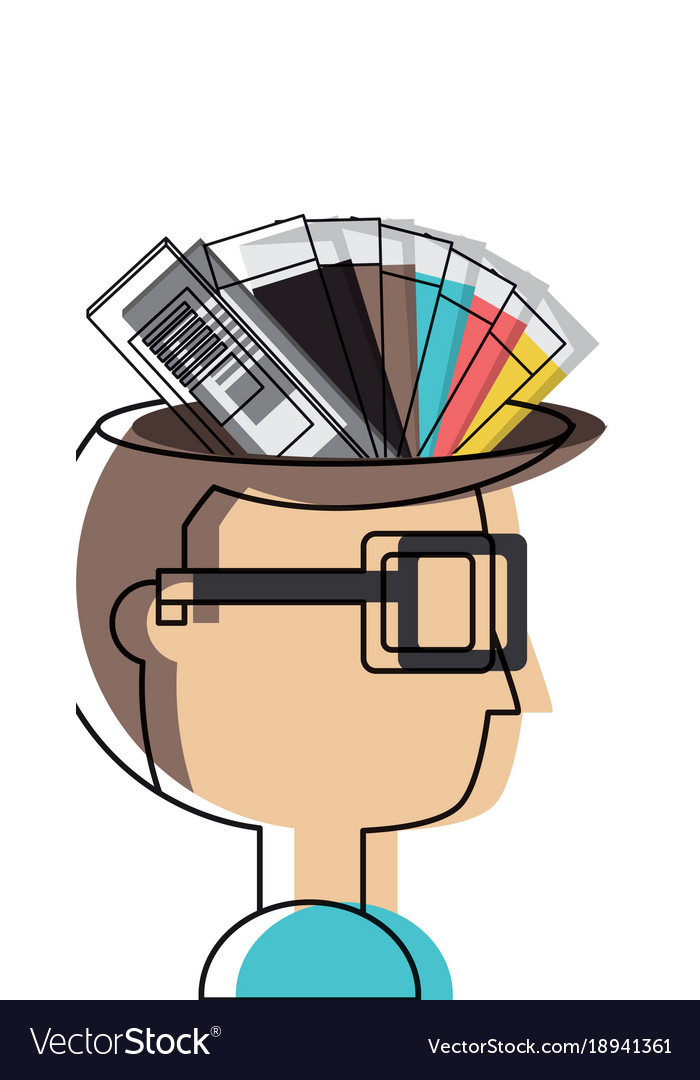 Creative process design Royalty Free Vector Image