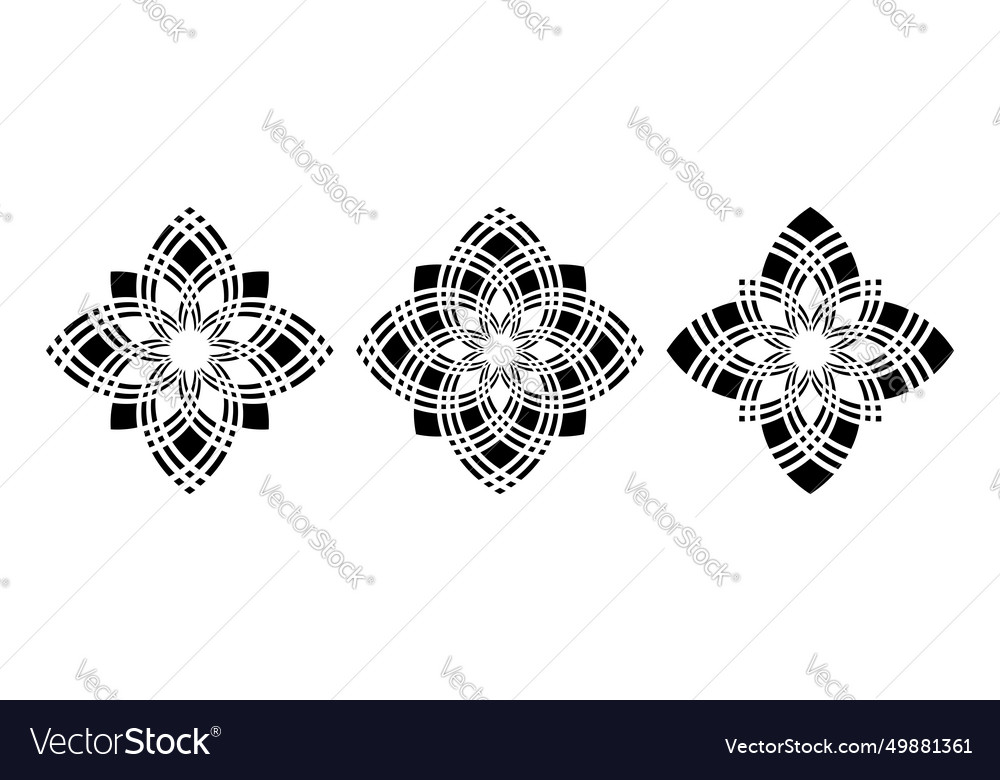 Design elements set Royalty Free Vector Image - VectorStock