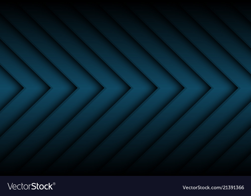 Dark blue arrow pattern direction Royalty Free Vector Image