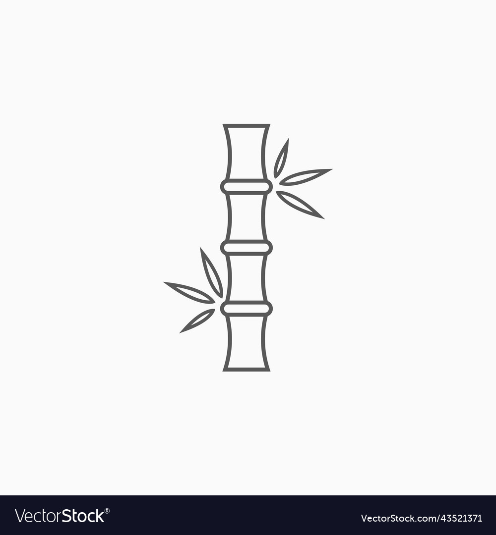 Bamboo icon Royalty Free Vector Image - VectorStock