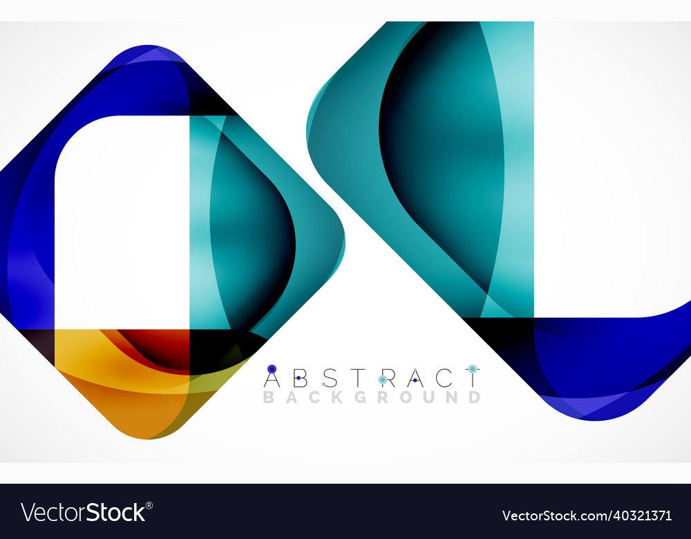 Minimal background abstract square shape Vector Image