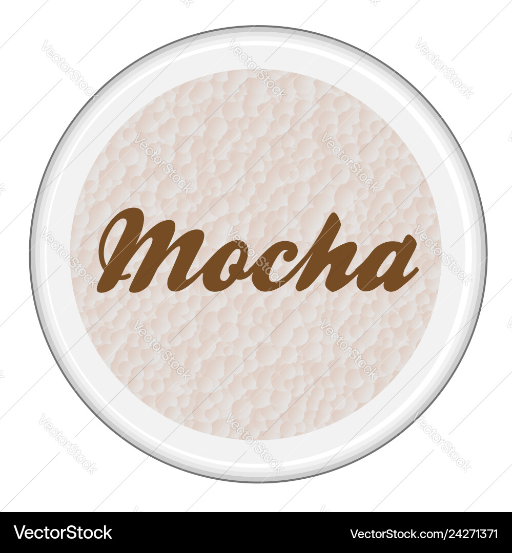 Mocha coffee icon Royalty Free Vector Image - VectorStock