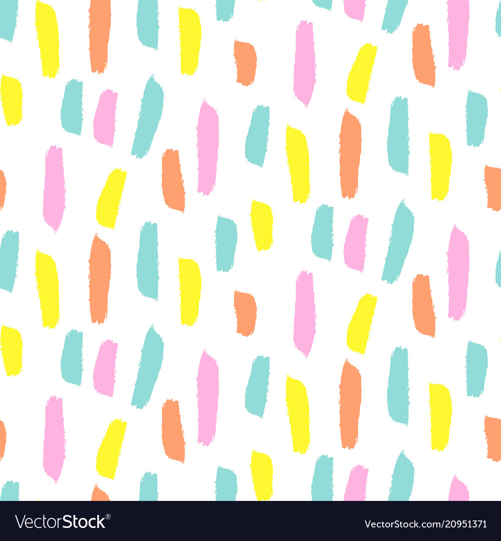 Seamless brushstroke pattern Royalty Free Vector Image