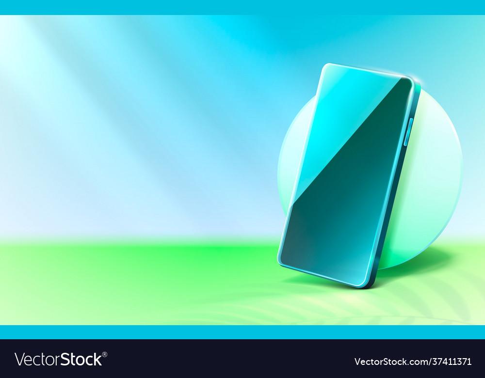 Smartphone mobile screen technology Royalty Free Vector