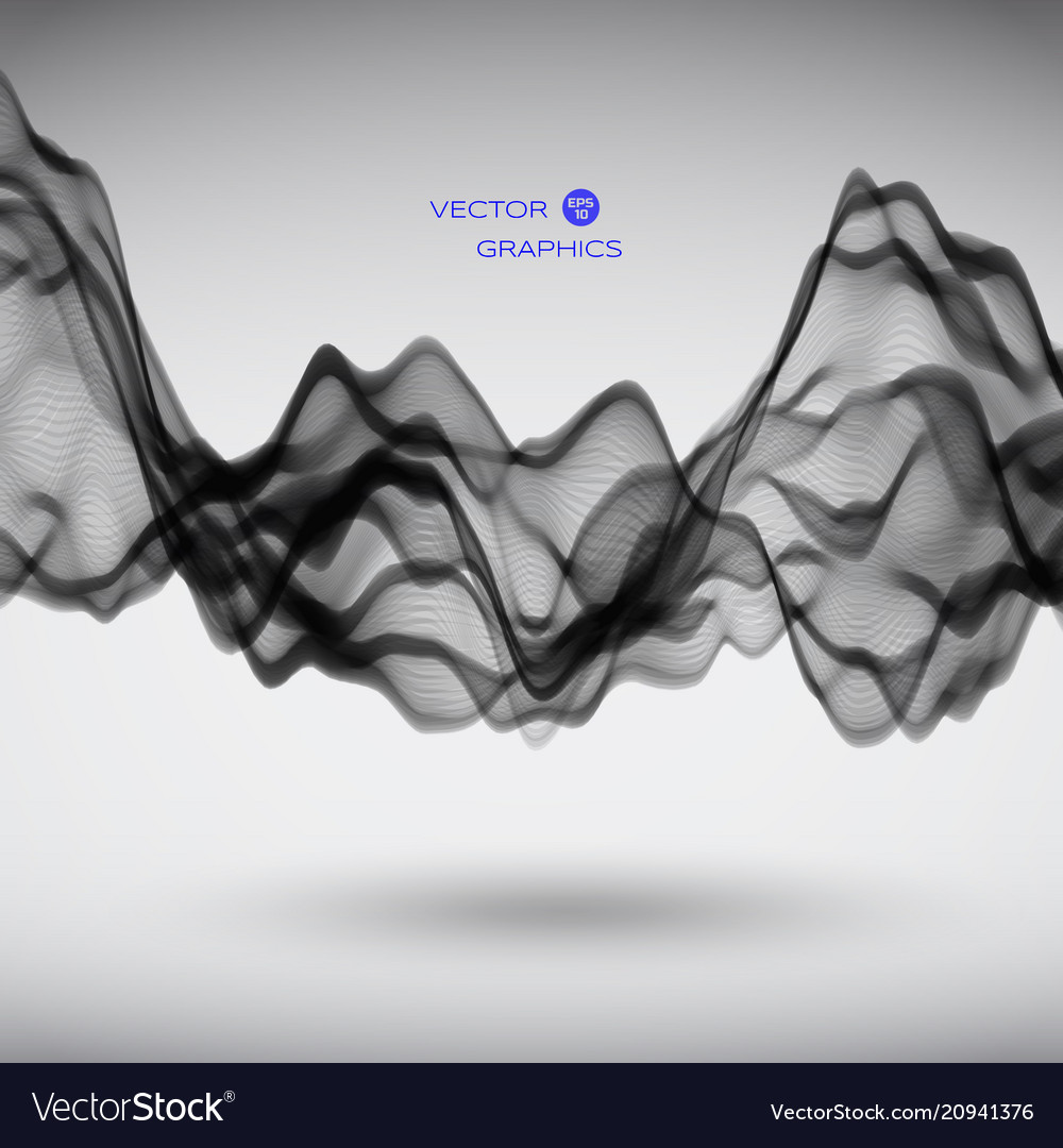 Abstract signal wave Royalty Free Vector Image
