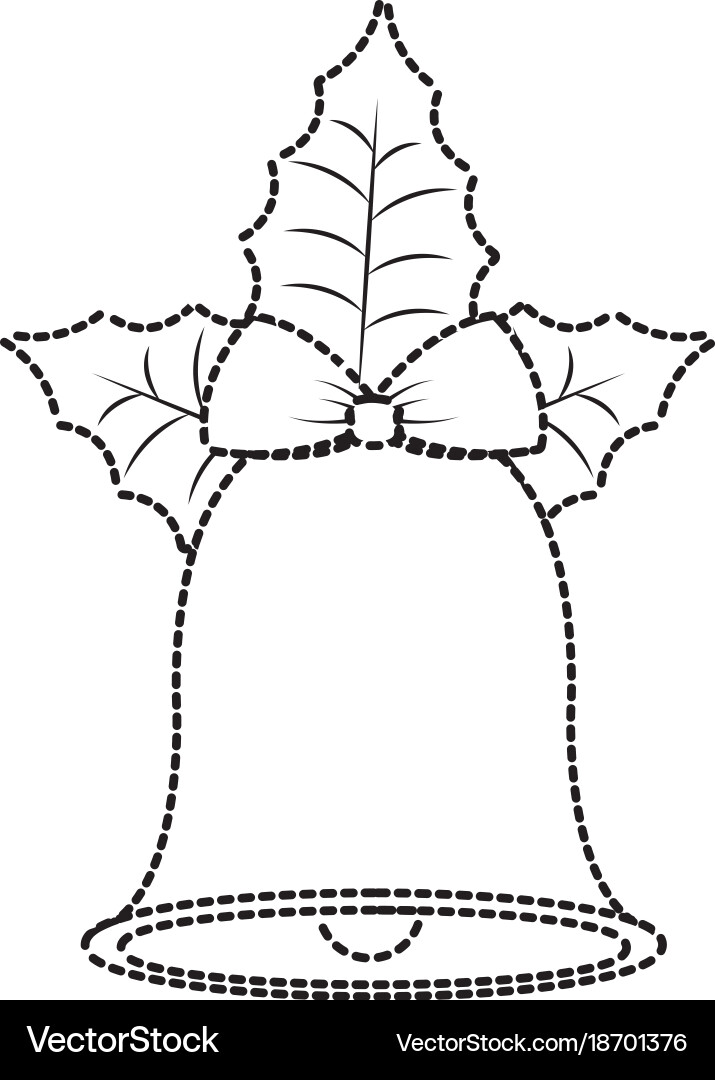 Christmas bell Royalty Free Vector Image - VectorStock