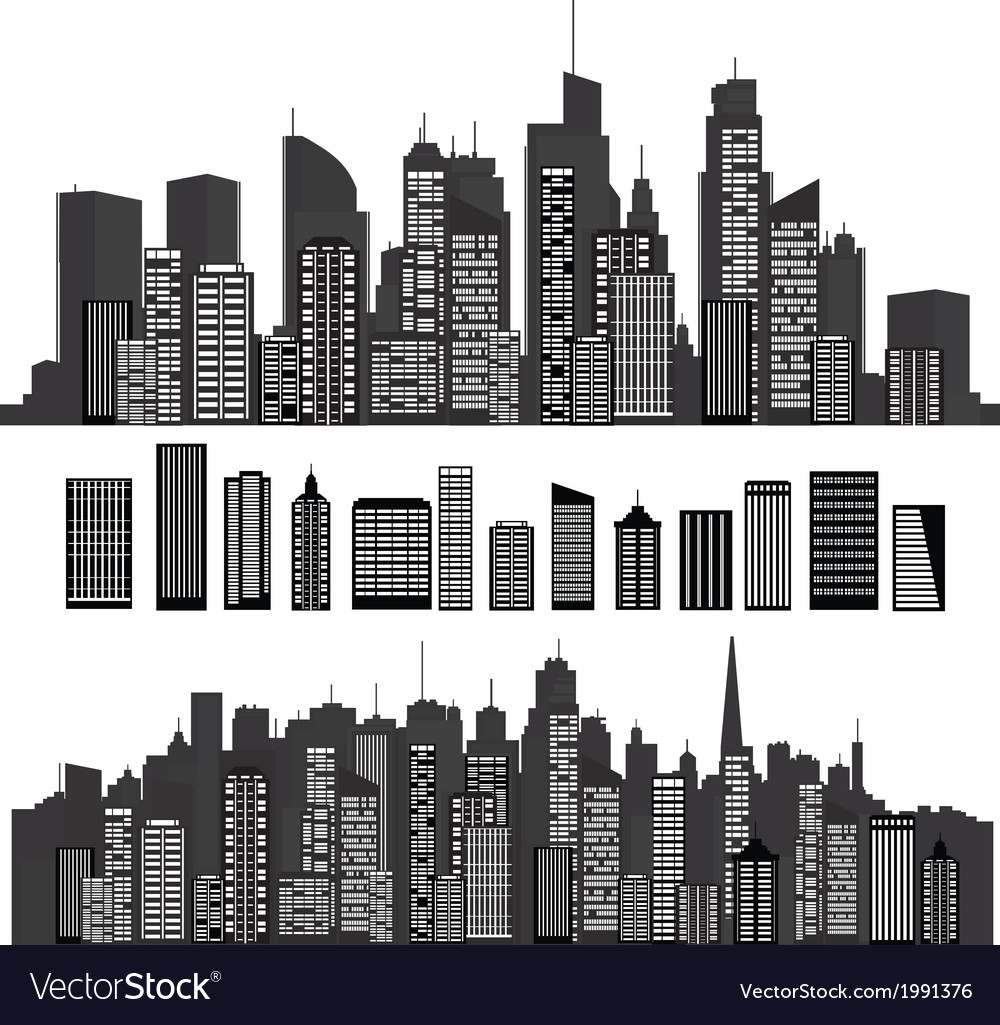 City Royalty Free Vector Image - VectorStock