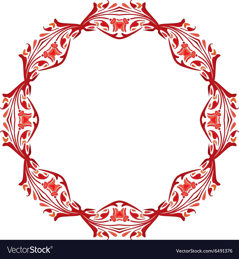 Decorative circle Royalty Free Vector Image - VectorStock