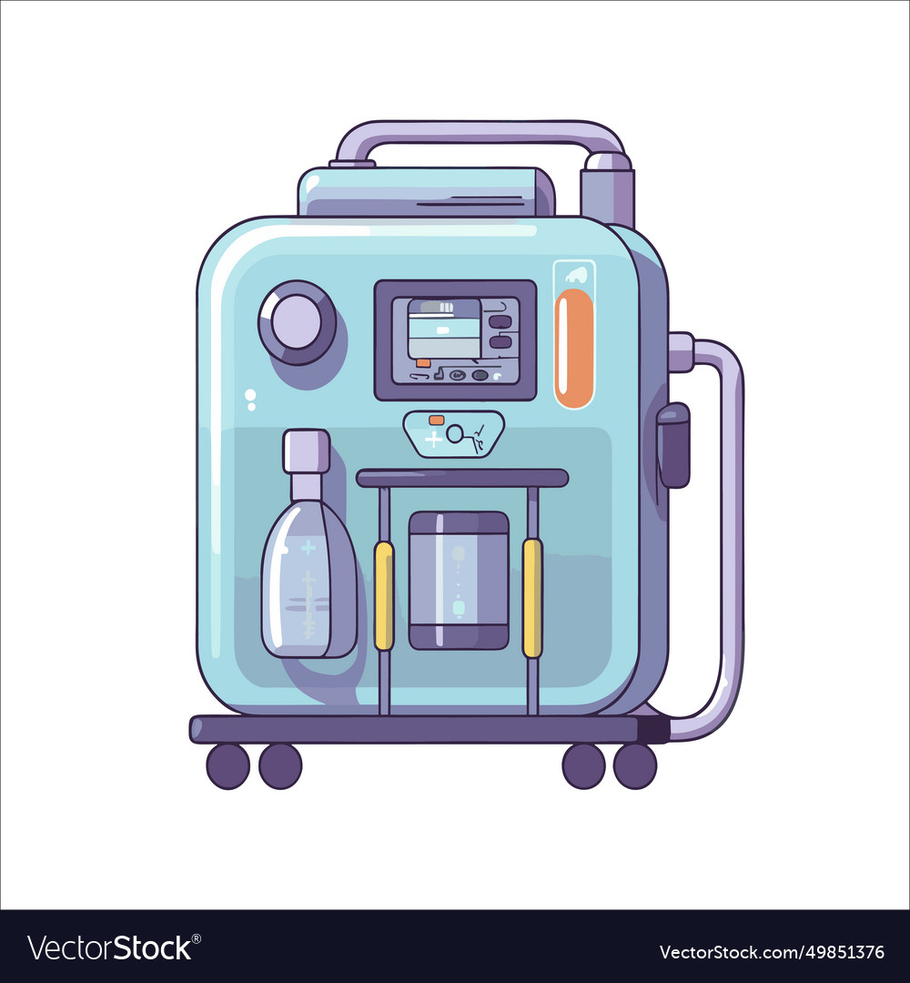 Emergency medical pacemaker heart Royalty Free Vector Image