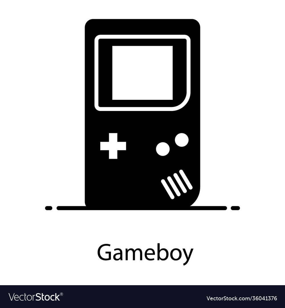 Gameboy Royalty Free Vector Image - VectorStock