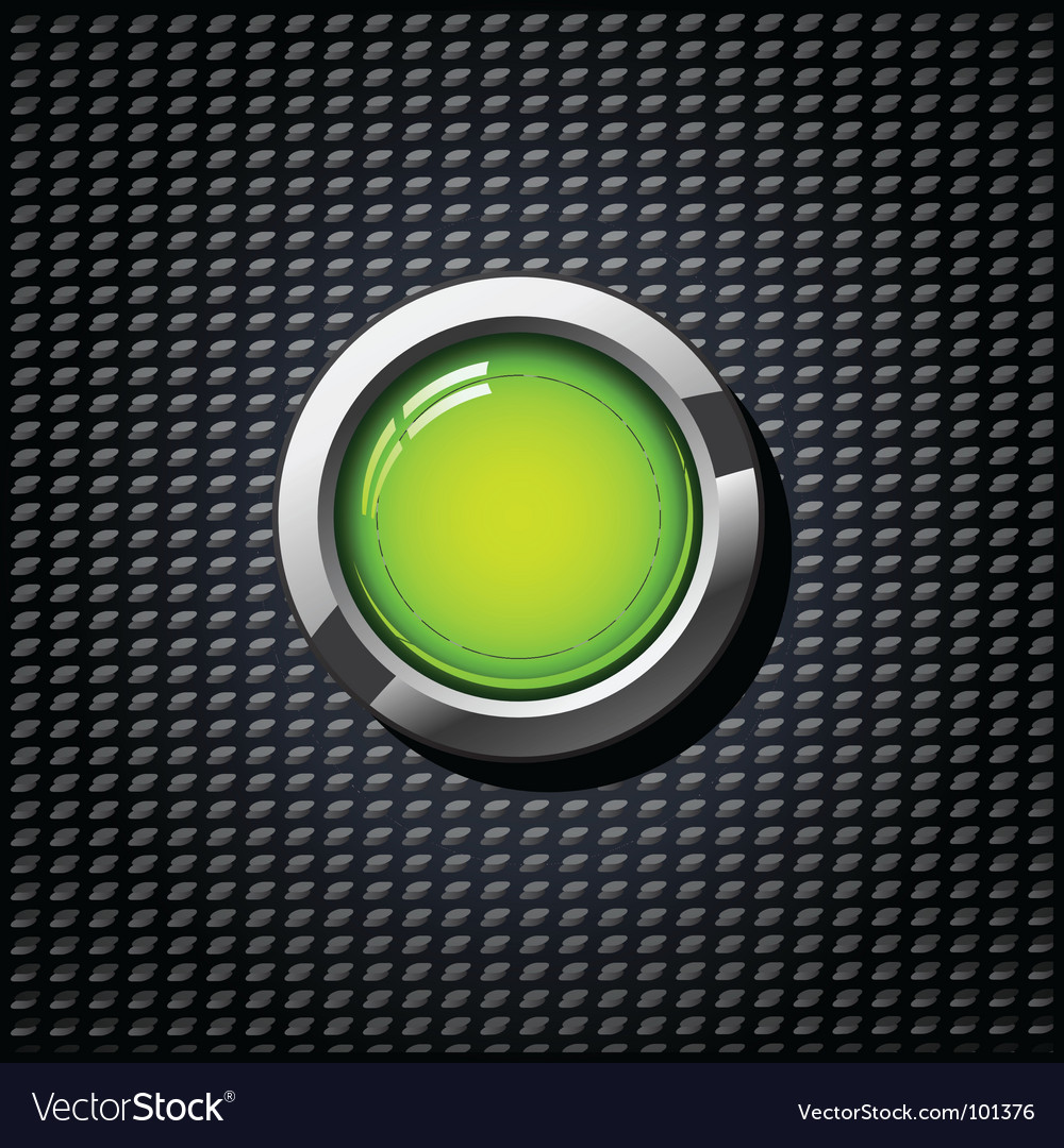 Green button Royalty Free Vector Image - VectorStock