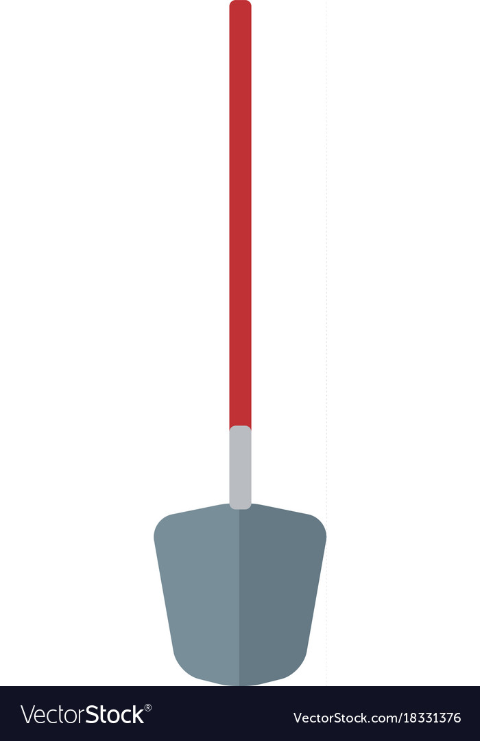 Shovel construction tool Royalty Free Vector Image