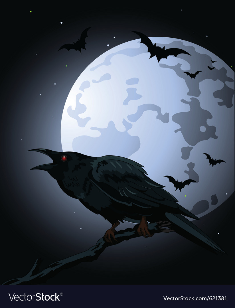 Crow Royalty Free Vector Image - VectorStock