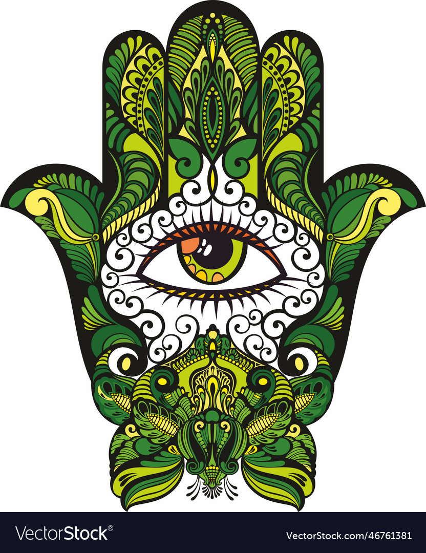Hamsa Royalty Free Vector Image - VectorStock