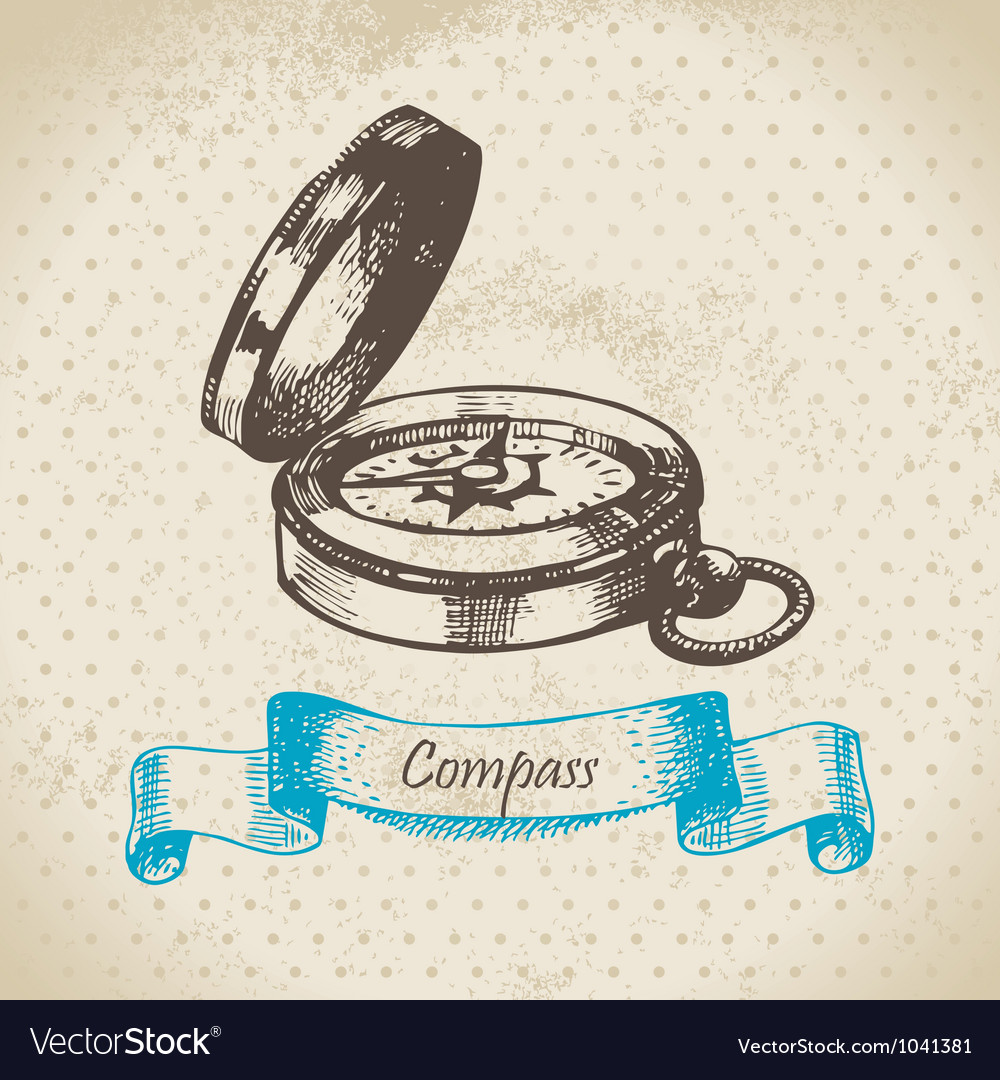 Mariners compass Royalty Free Vector Image - VectorStock