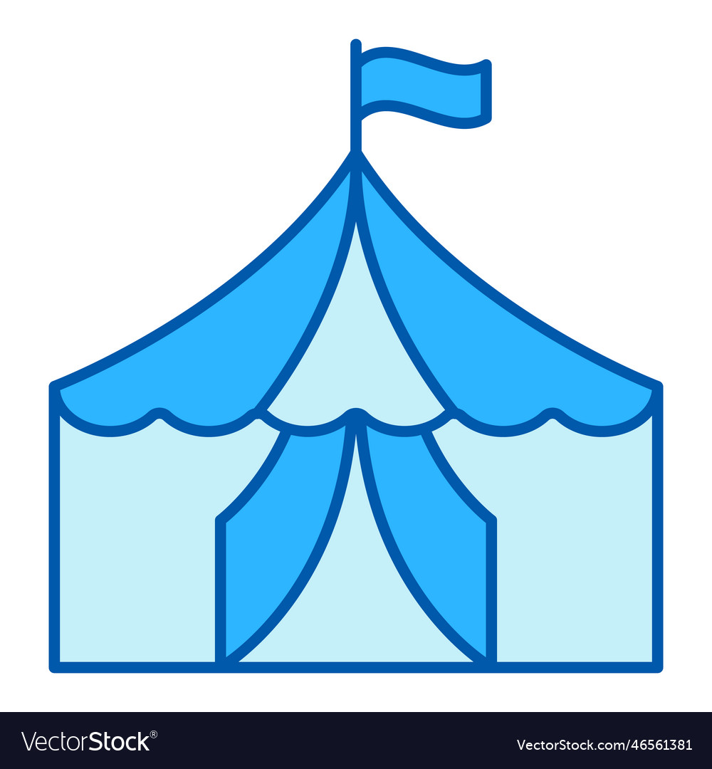 Performance tent Royalty Free Vector Image - VectorStock
