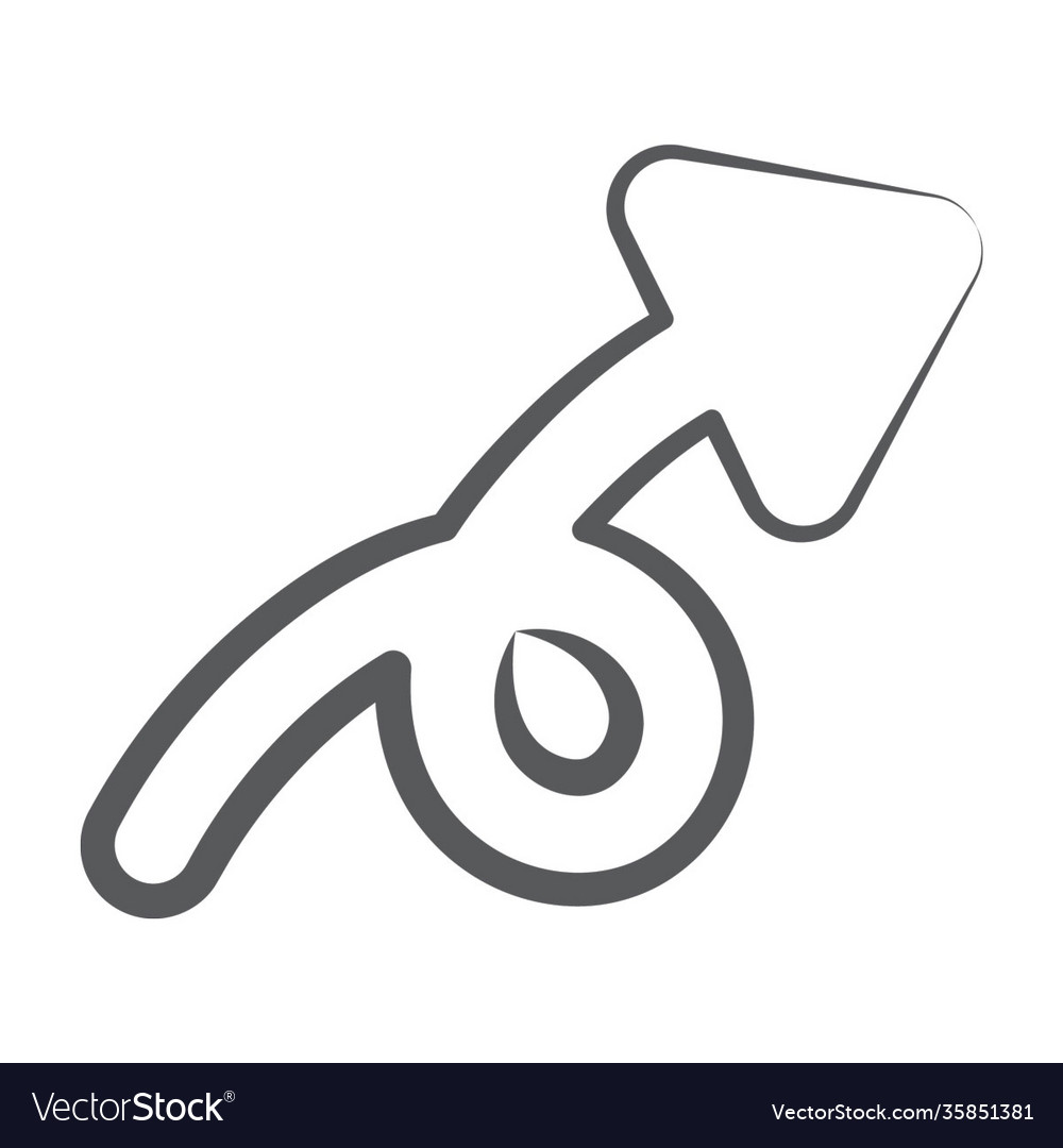 Wave arrow Royalty Free Vector Image - VectorStock