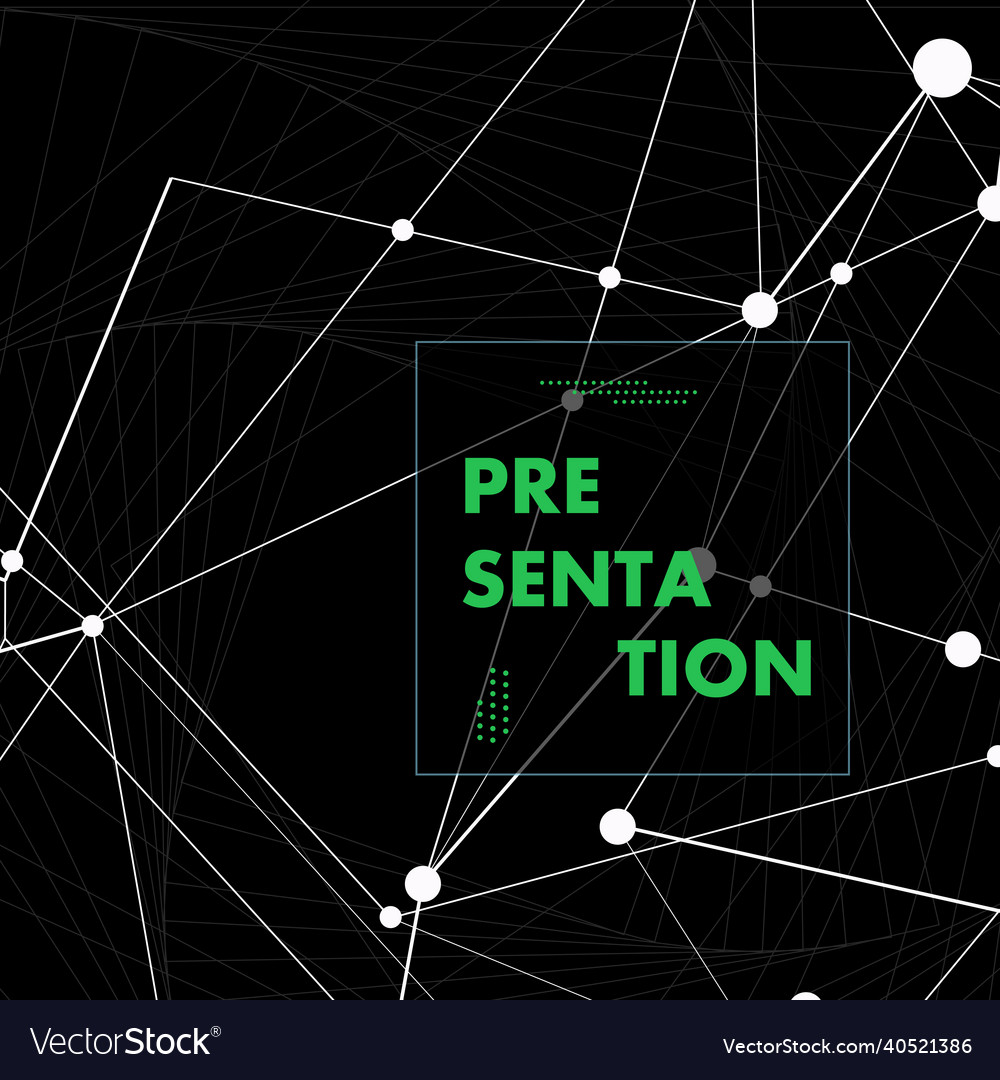 Abstract Molecular Connection Royalty Free Vector Image
