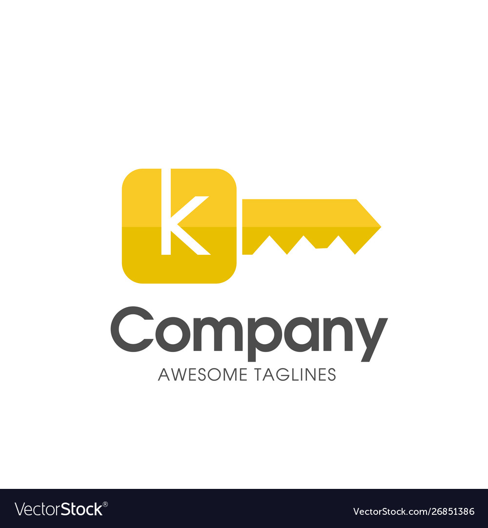K key Royalty Free Vector Image - VectorStock