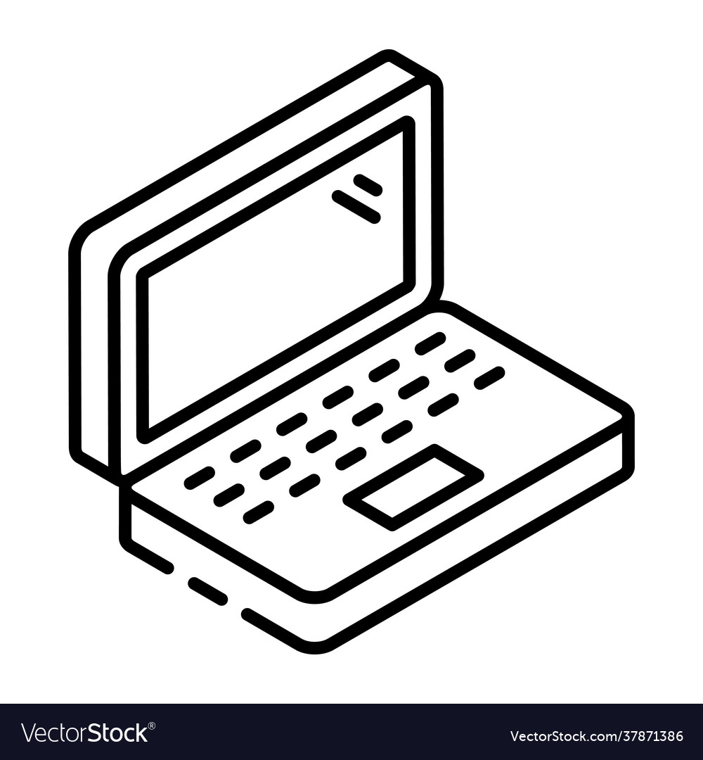 Laptop Royalty Free Vector Image - VectorStock
