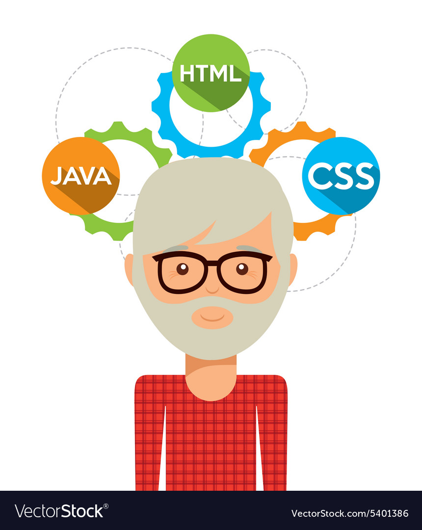 Software programmer Royalty Free Vector Image - VectorStock