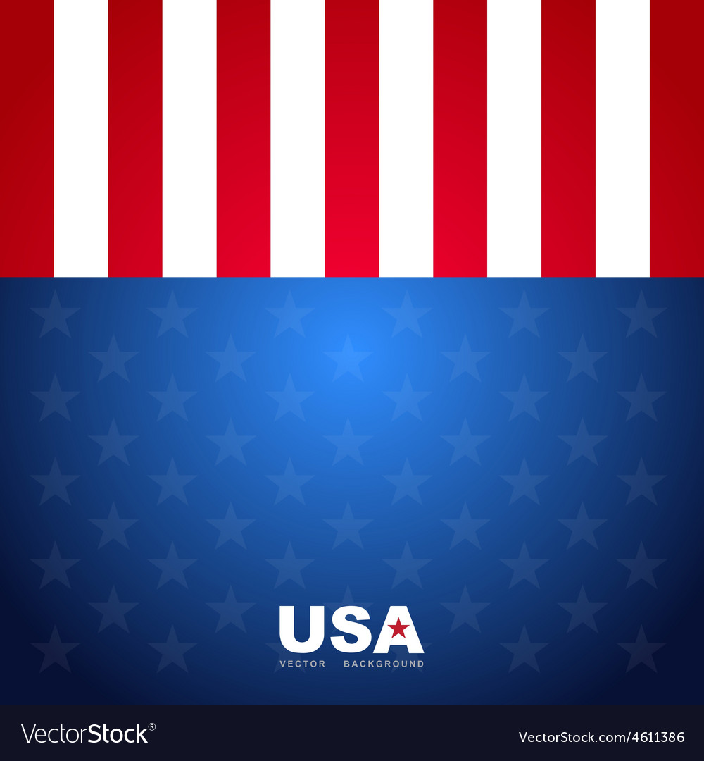 Usa flag pattern background Royalty Free Vector Image