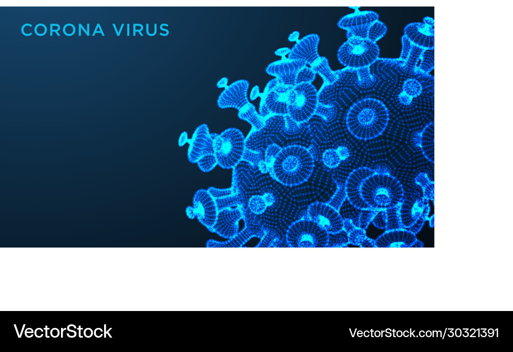 Covid19-19 virus coronavirus disease from Vector Image
