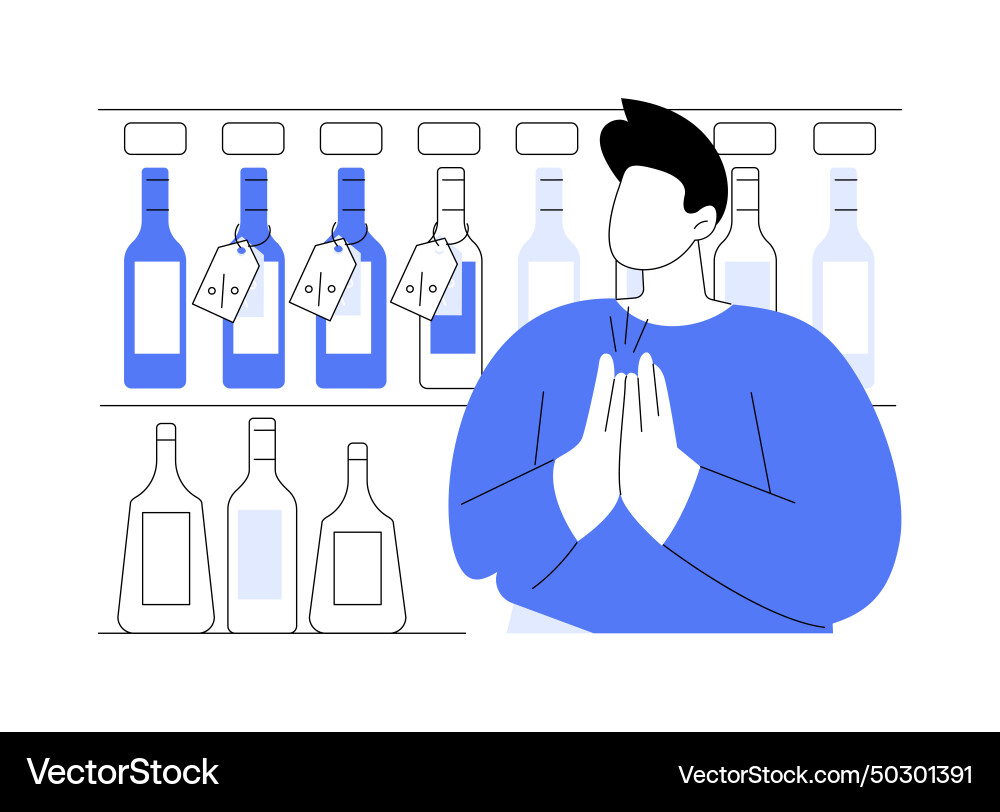 Happy with discount isolated cartoon Royalty Free Vector