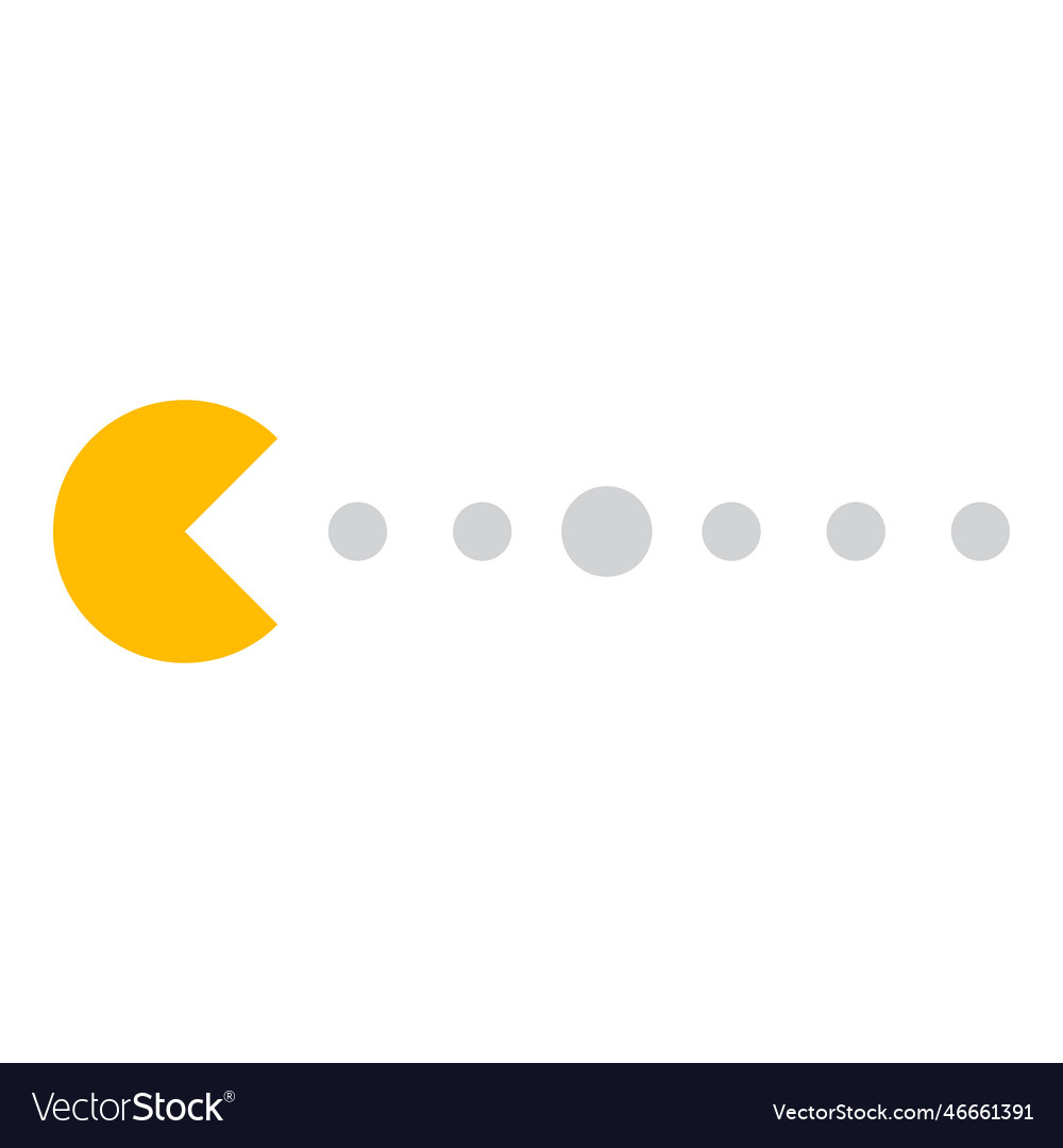 Pacman Royalty Free Vector Image - VectorStock