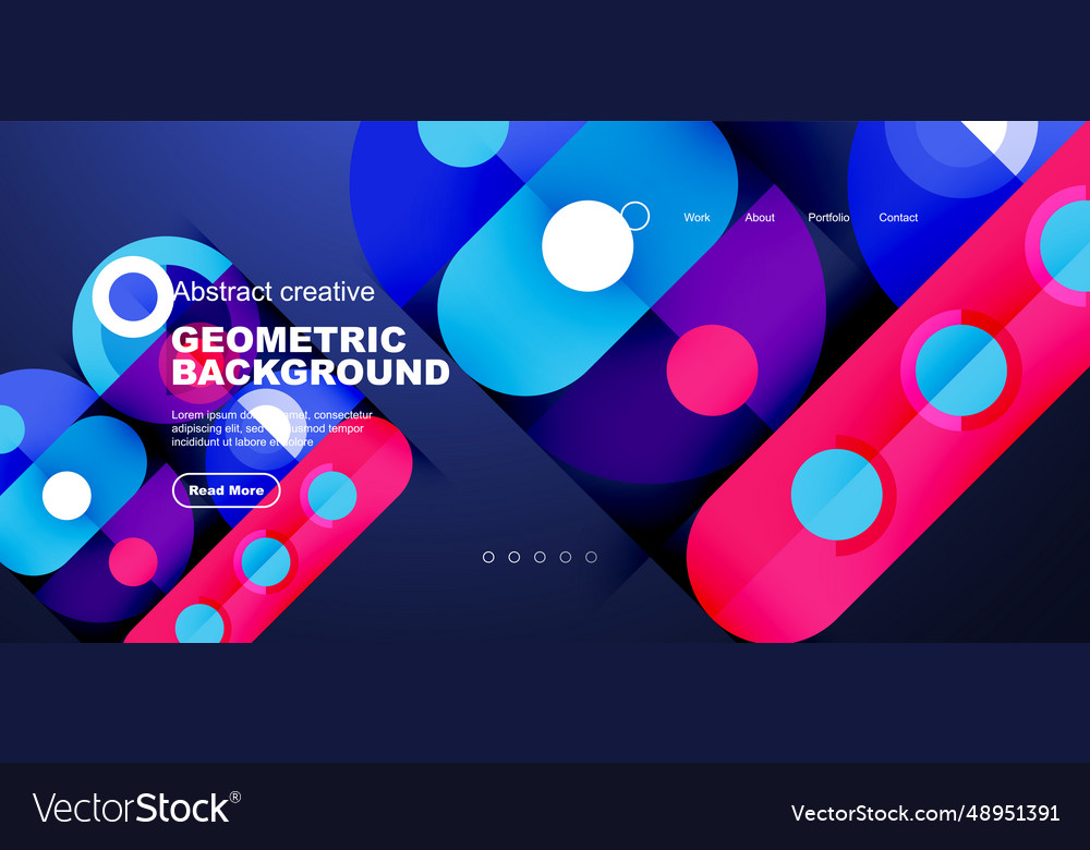 Simple circles and round elements pattern Vector Image