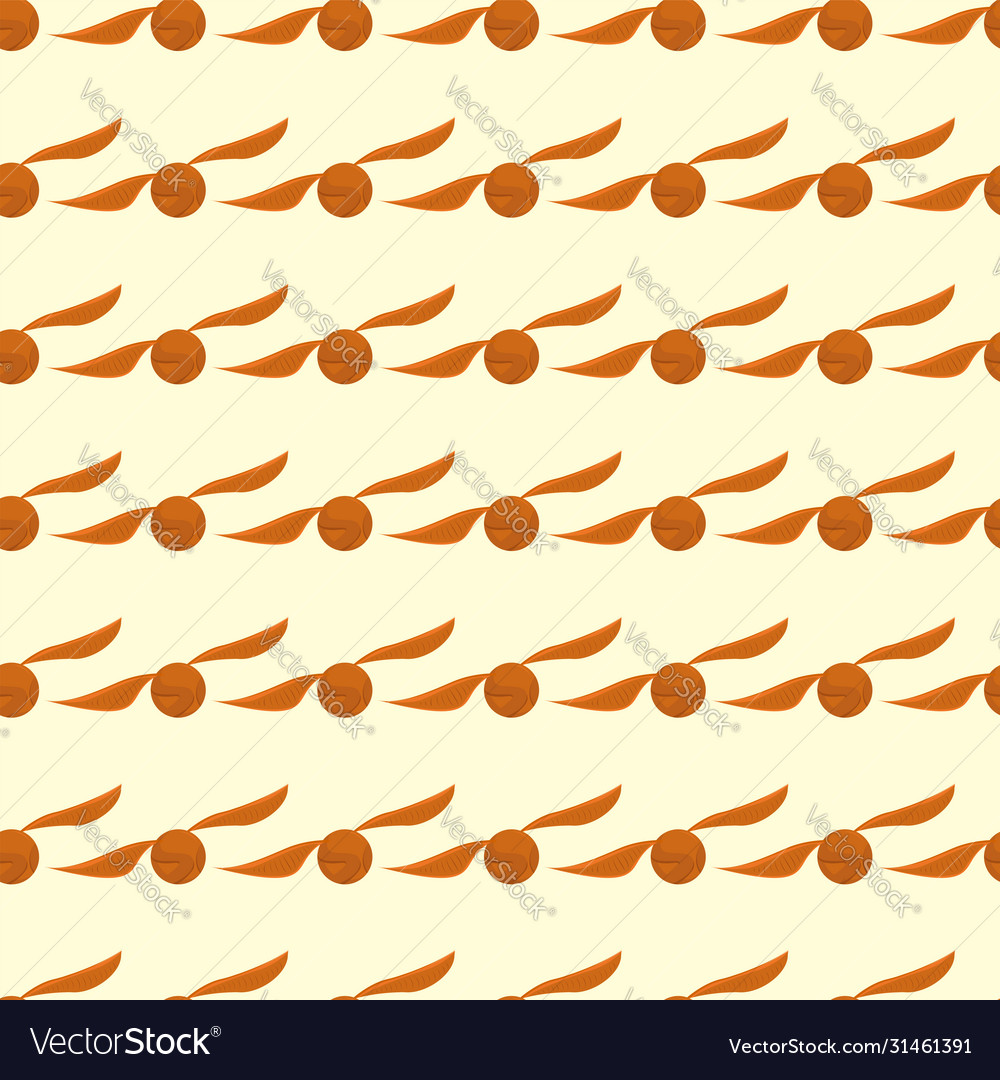 Snitch pattern on white background Royalty Free Vector Image