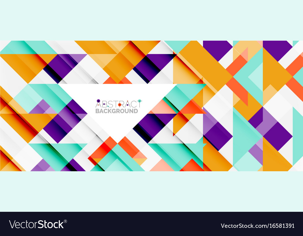 Triangle pattern design background Royalty Free Vector Image