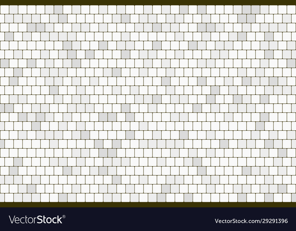 Abstract white and gray square brick wall pattern Vector Image
