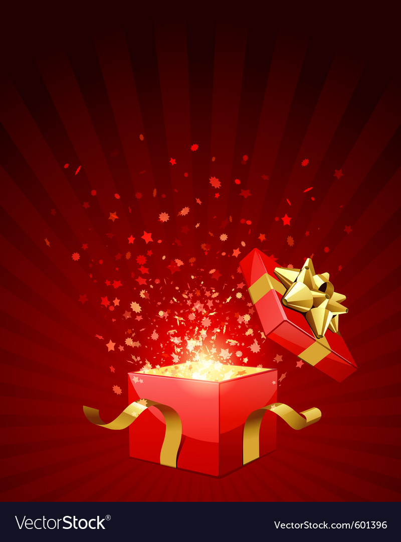 Elegant present background Royalty Free Vector Image