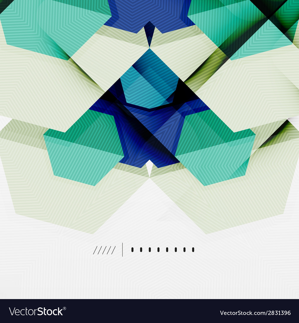 Geometric abstract background layout Royalty Free Vector