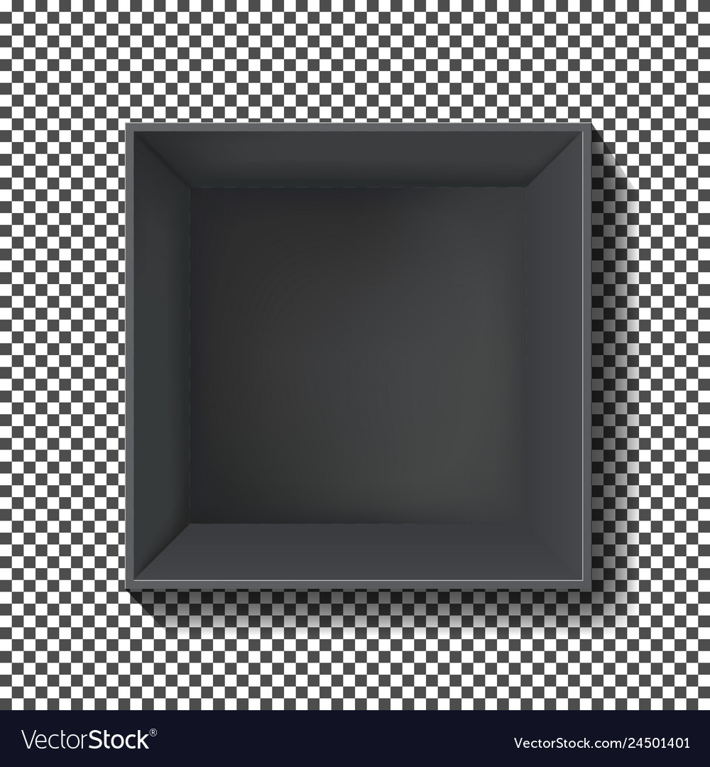 Black box Royalty Free Vector Image - VectorStock