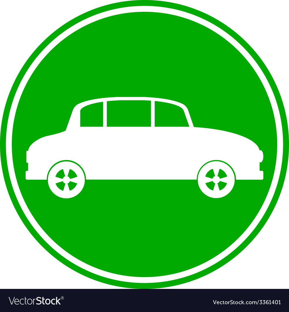 Car button Royalty Free Vector Image - VectorStock