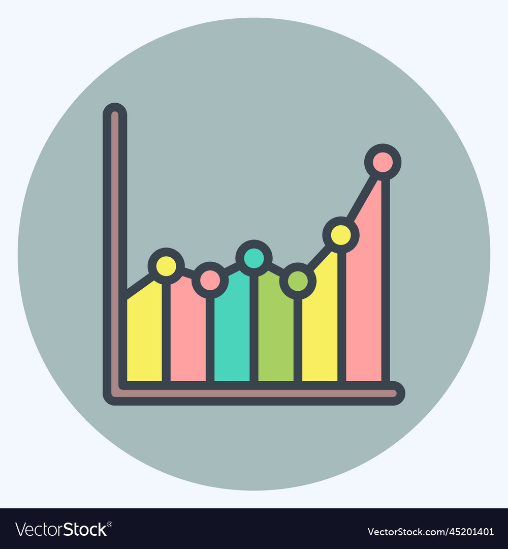 Icon sample data related to machine learning Vector Image