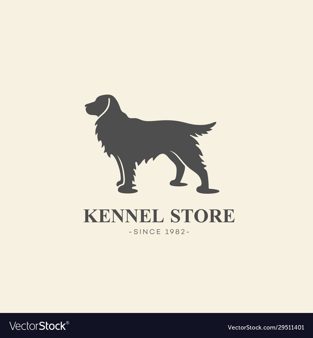 Spaniel logo Royalty Free Vector Image - VectorStock