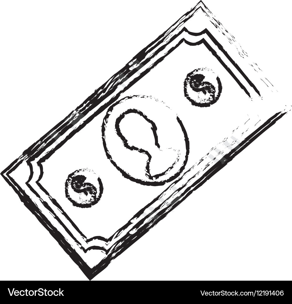Billet money cash Royalty Free Vector Image - VectorStock