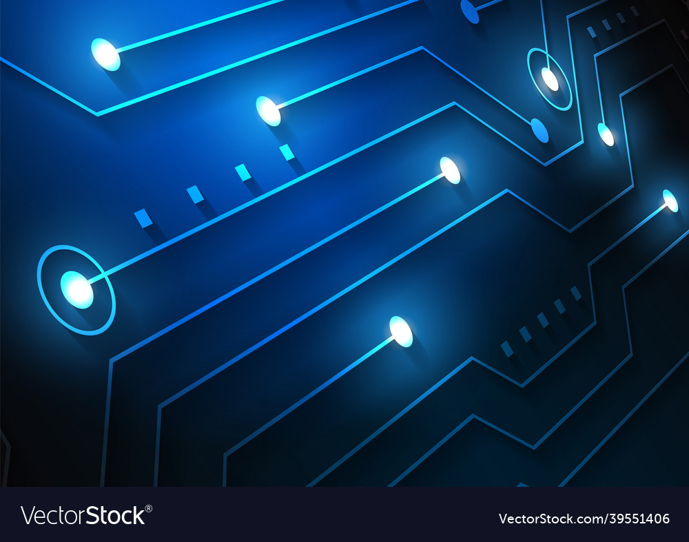 Circuit technology background with hi-tech digital