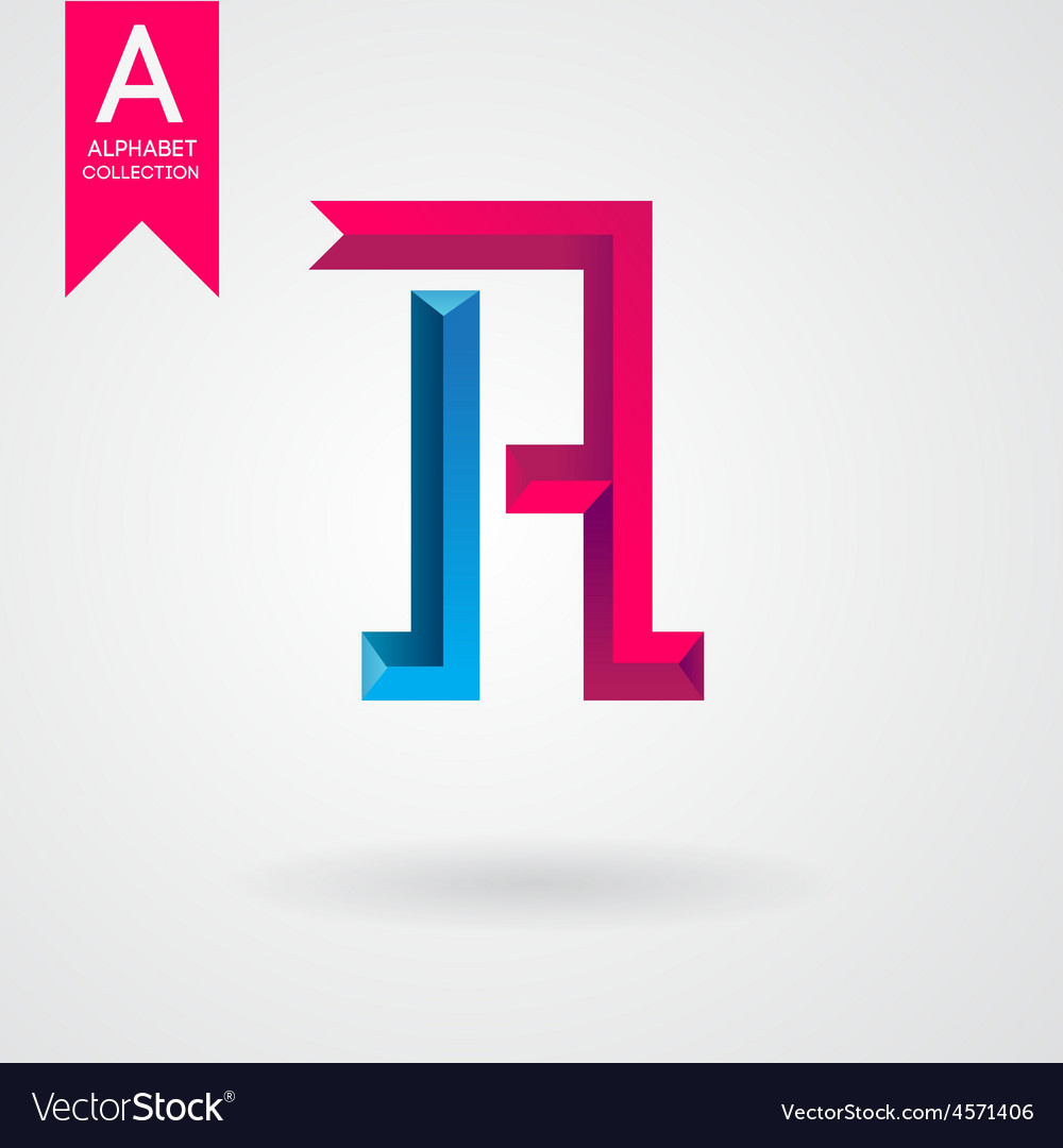 Creative letter Royalty Free Vector Image - VectorStock