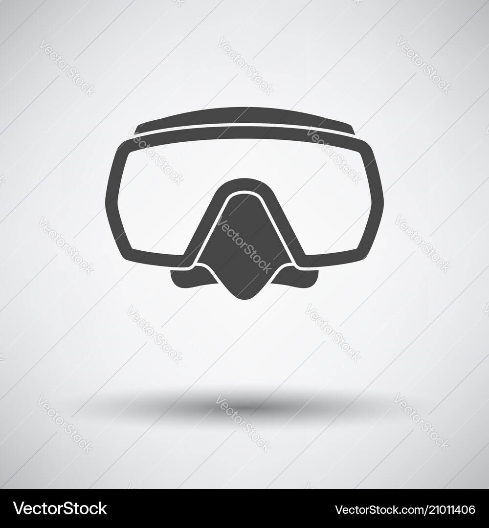 Icon of scuba mask Royalty Free Vector Image - VectorStock