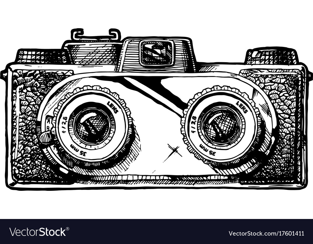 Stereo camera Royalty Free Vector Image - VectorStock